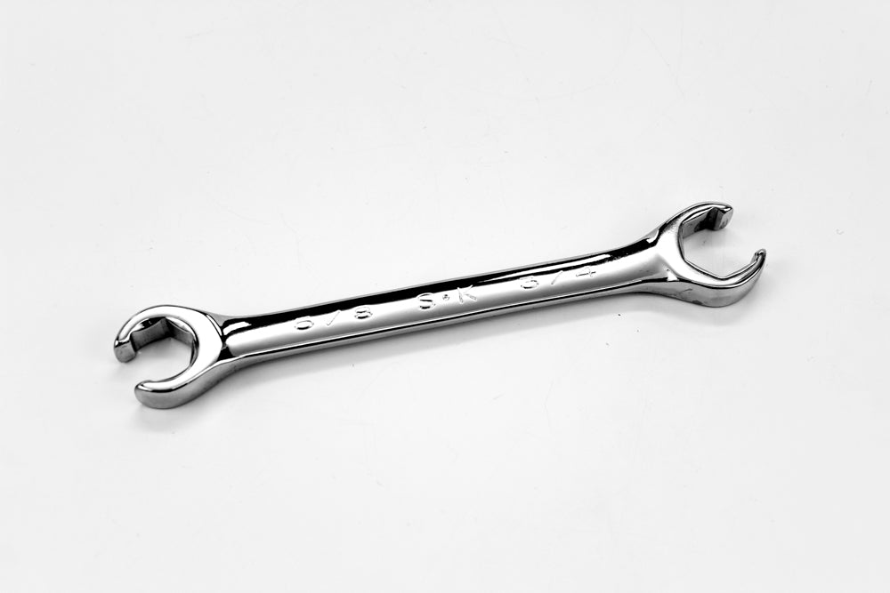 5 8 X 3 4 Fractional Regular Flare Nut Chrome Wrench SK Tools USA LLC 5-8-x-3-4-fractional-regular-flare-nut-chrome-wrench-sk-tools-usa-llc
