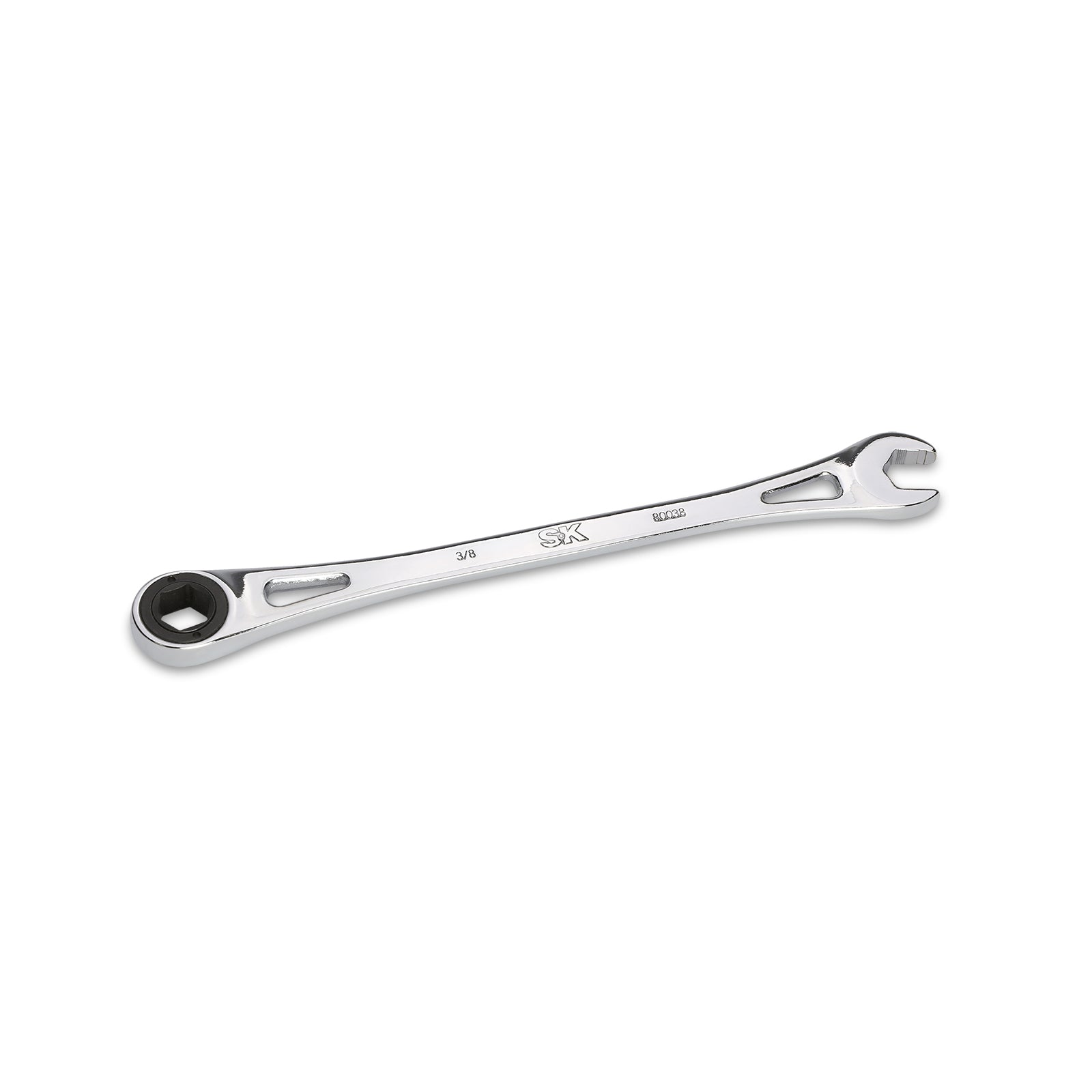 3/8" 6 Point Fractional Combination Chrome X-Frame® Wrench – SK Tools ...