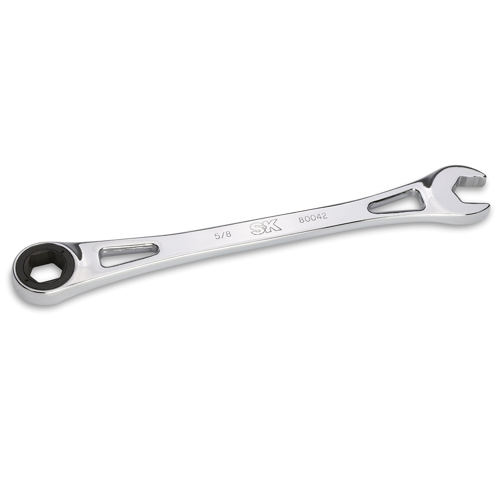 5/8" 6 Point Fractional Combination Chrome X-Frame® Wrench – SK Tools ...