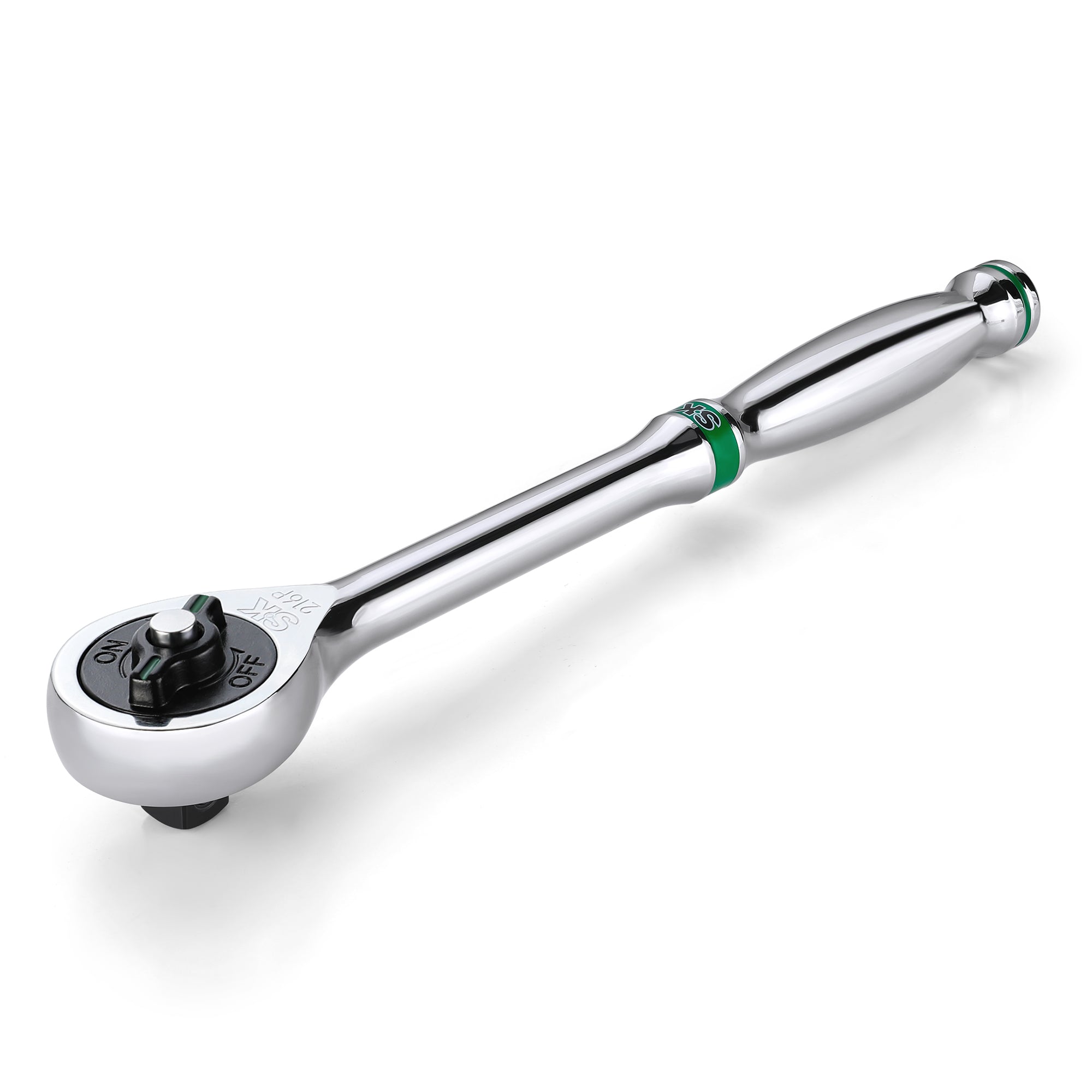 3/8" Drive, 216-Position Reversible Chrome Ratchet, 8.5" Long – SK ...