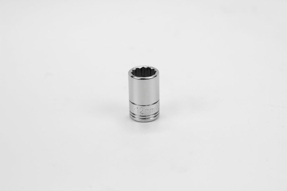 12 mm 3/8" Drive 12 Point Metric Standard Chrome Socket – SK Tools USA, LLC
