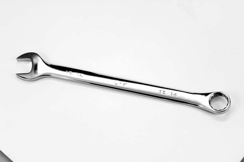 13/16" 12 Point Fractional Long Combination Chrome Wrench – SK Tools ...