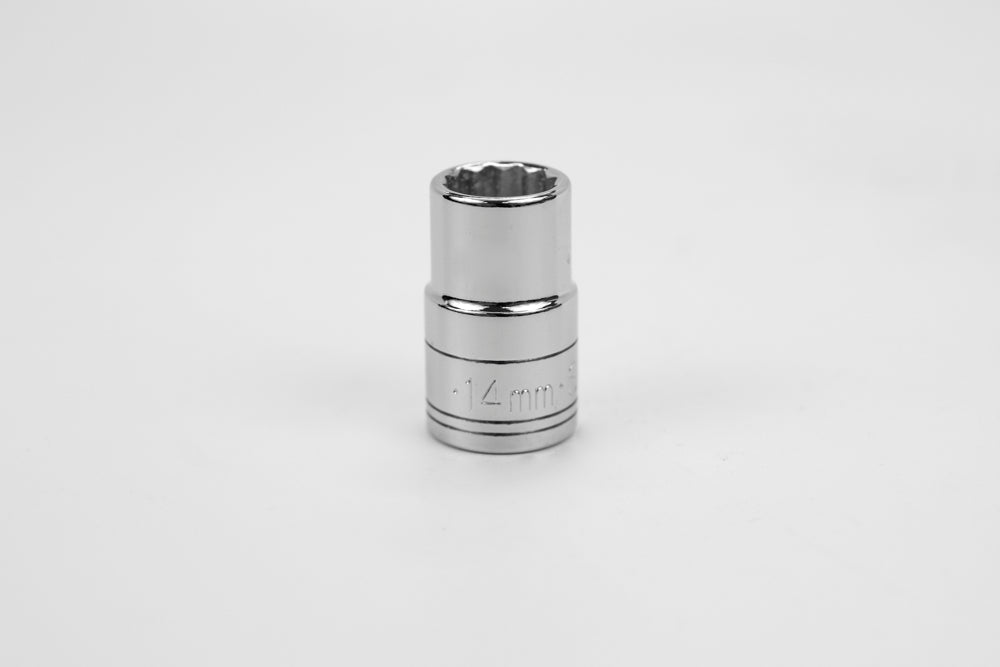 14 mm 1/2" Drive 12 Point Metric Standard Chrome Socket – SK Tools USA, LLC