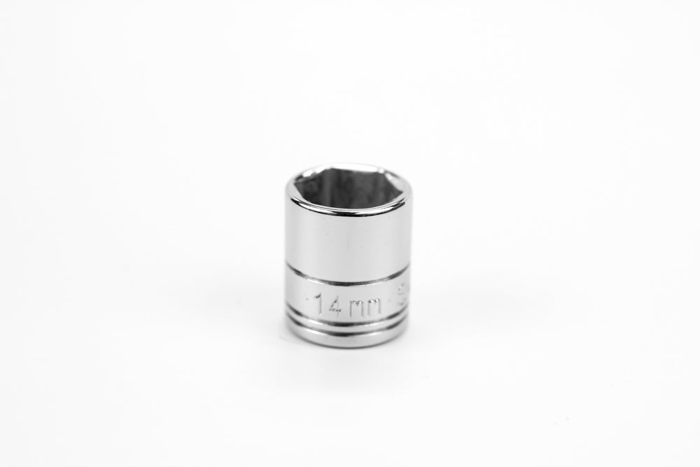 14 mm 1/4" Drive 6 Point Metric Standard Chrome Socket – SK Tools USA, LLC