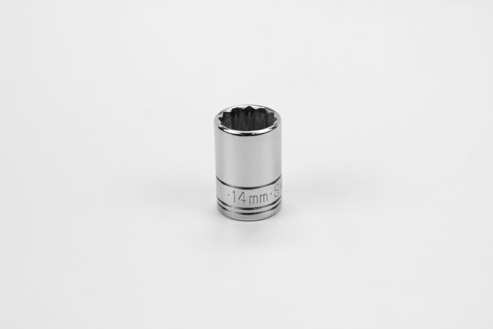 14 mm 3/8" Drive 12 Point Metric Standard Chrome Socket – SK Tools USA, LLC