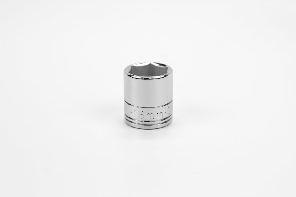 16 mm 1/4" Drive 6 Point Metric Standard Chrome Socket – SK Tools USA, LLC