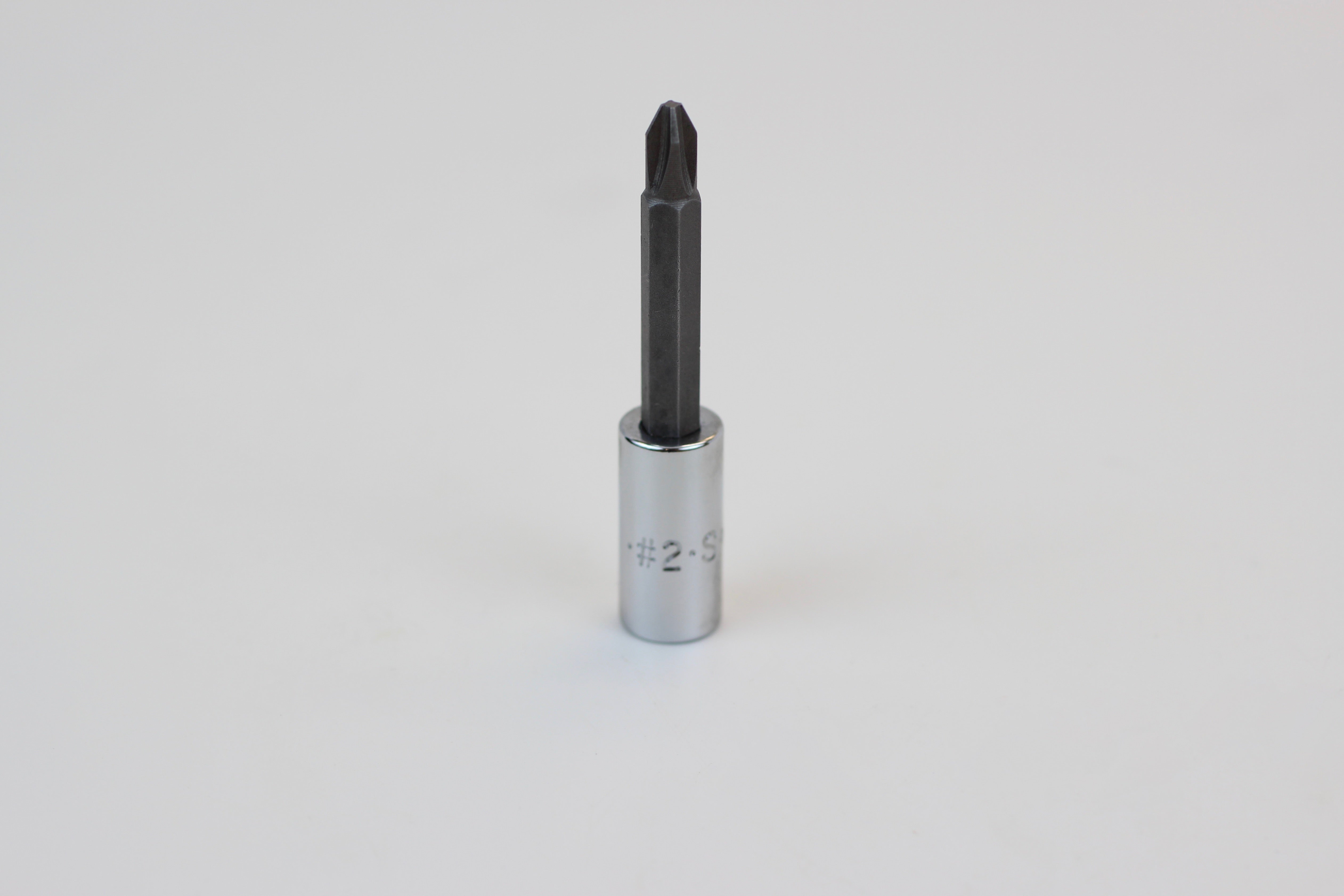 #2 x 2" 1/4" Drive Phillips Screwdriver Chrome Bit Socket – SK Tools ...