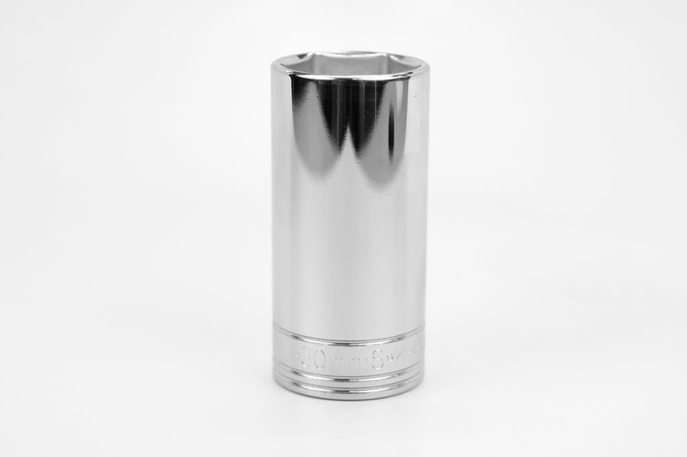 30 mm 1/2" Drive 6 Point Metric Deep Chrome Socket – SK Tools USA, LLC