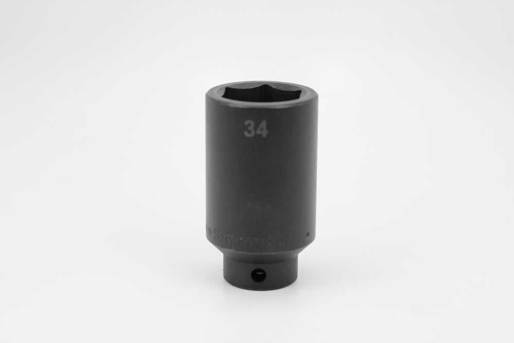 34 mm 1/2" Drive 6 Point Deep Metric Impact Socket – SK Tools USA, LLC