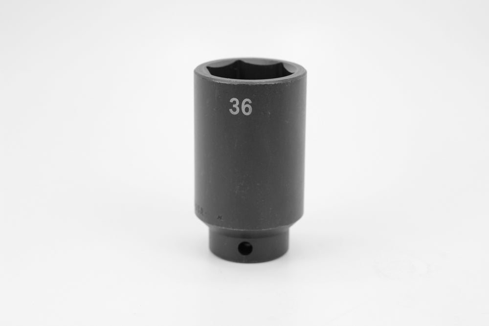36 mm 1/2" Drive 6 Point Deep Metric Impact Socket – SK Tools USA, LLC