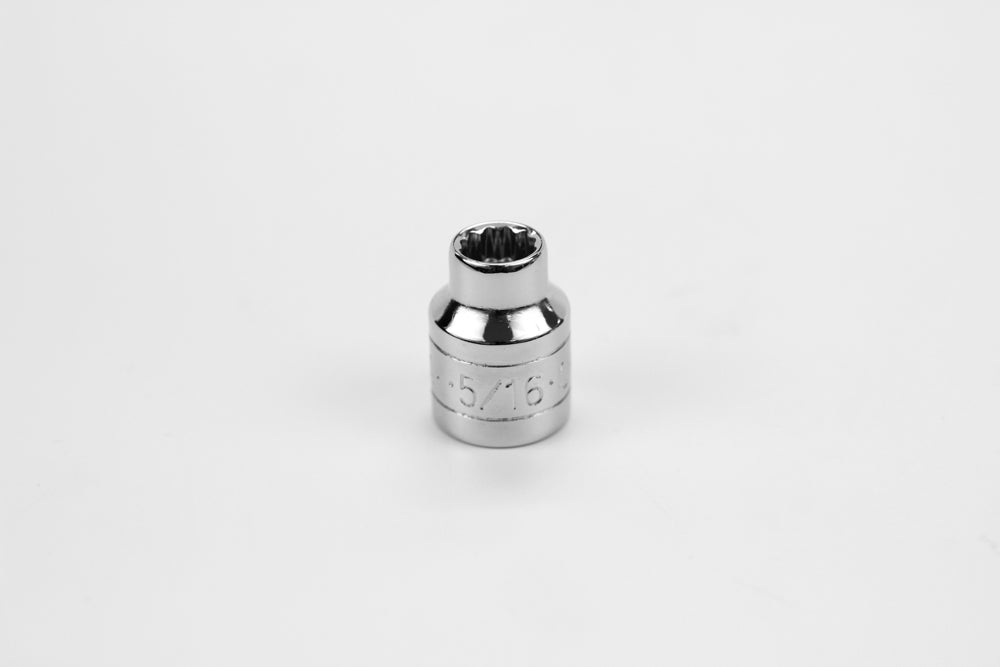 5/16" 3/8" Drive 12 Point Fractional Standard Chrome Socket – SK Tools ...
