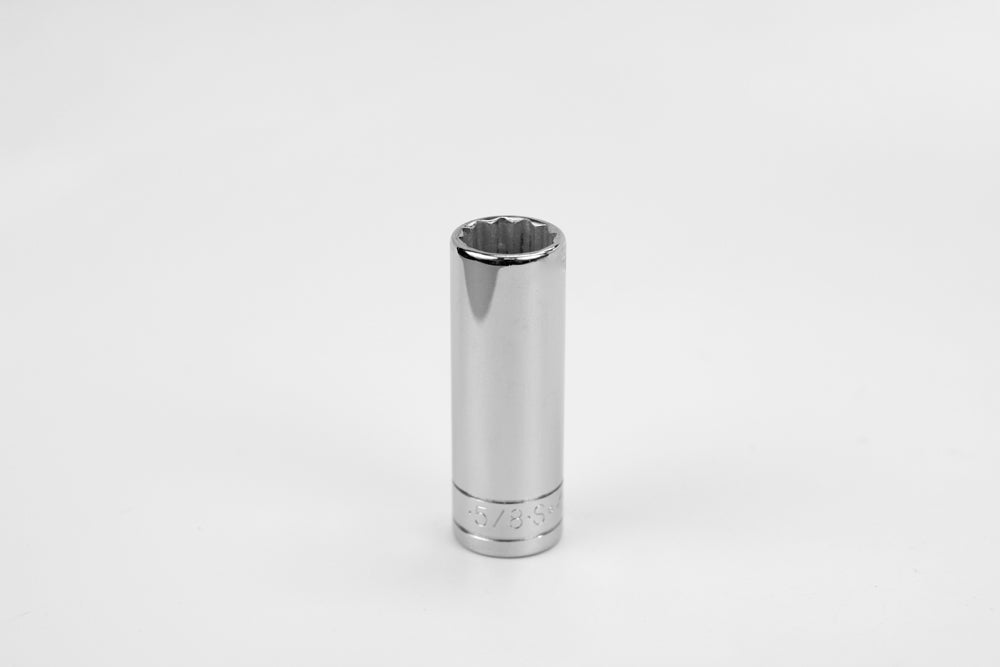 5/8" 3/8" Drive 12 Point Fractional Deep Chrome Socket – SK Tools USA, LLC