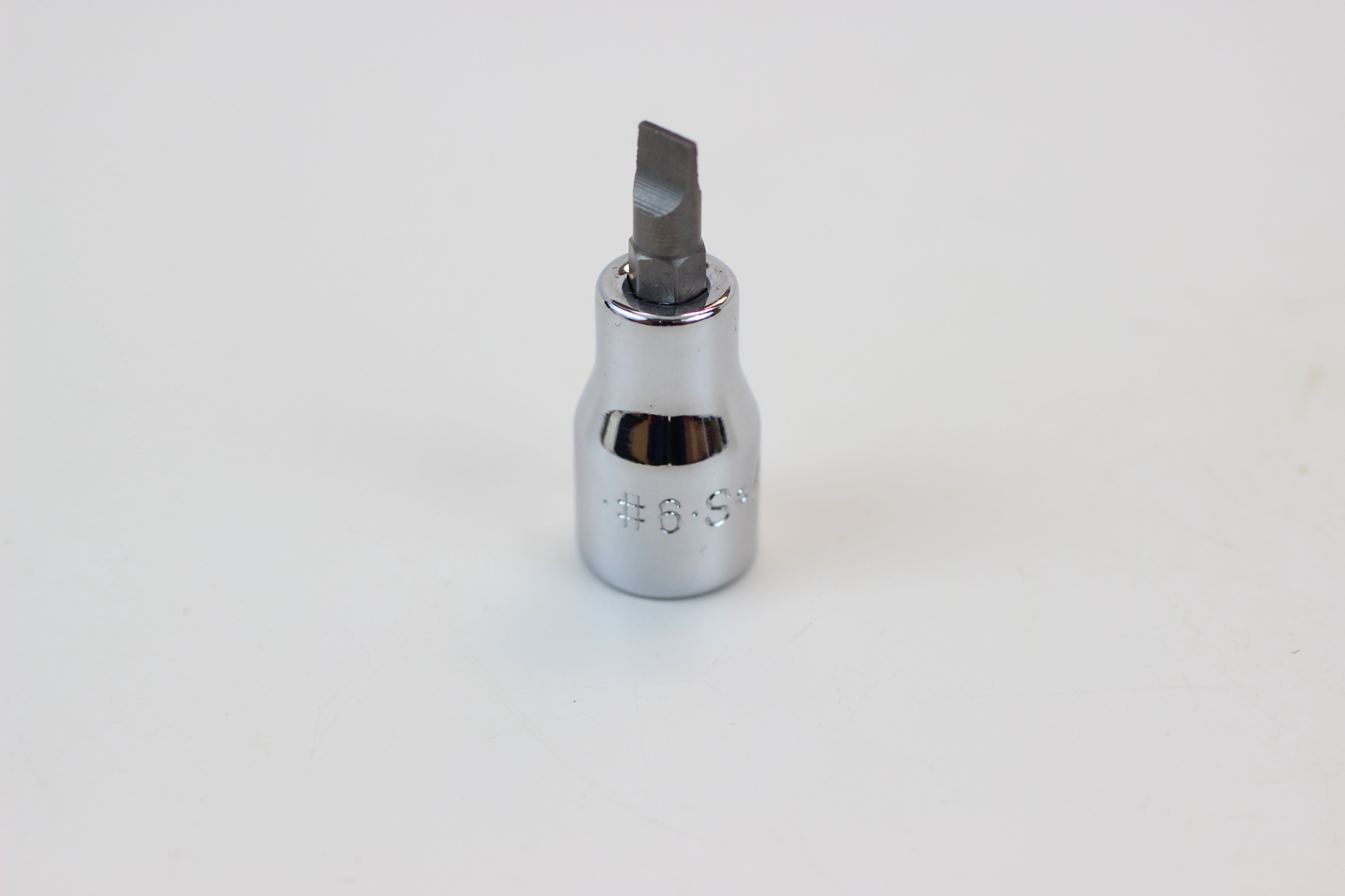 #6 3/8" Drive Slotted Screwdriver Chrome Bit Socket – SK Tools USA, LLC