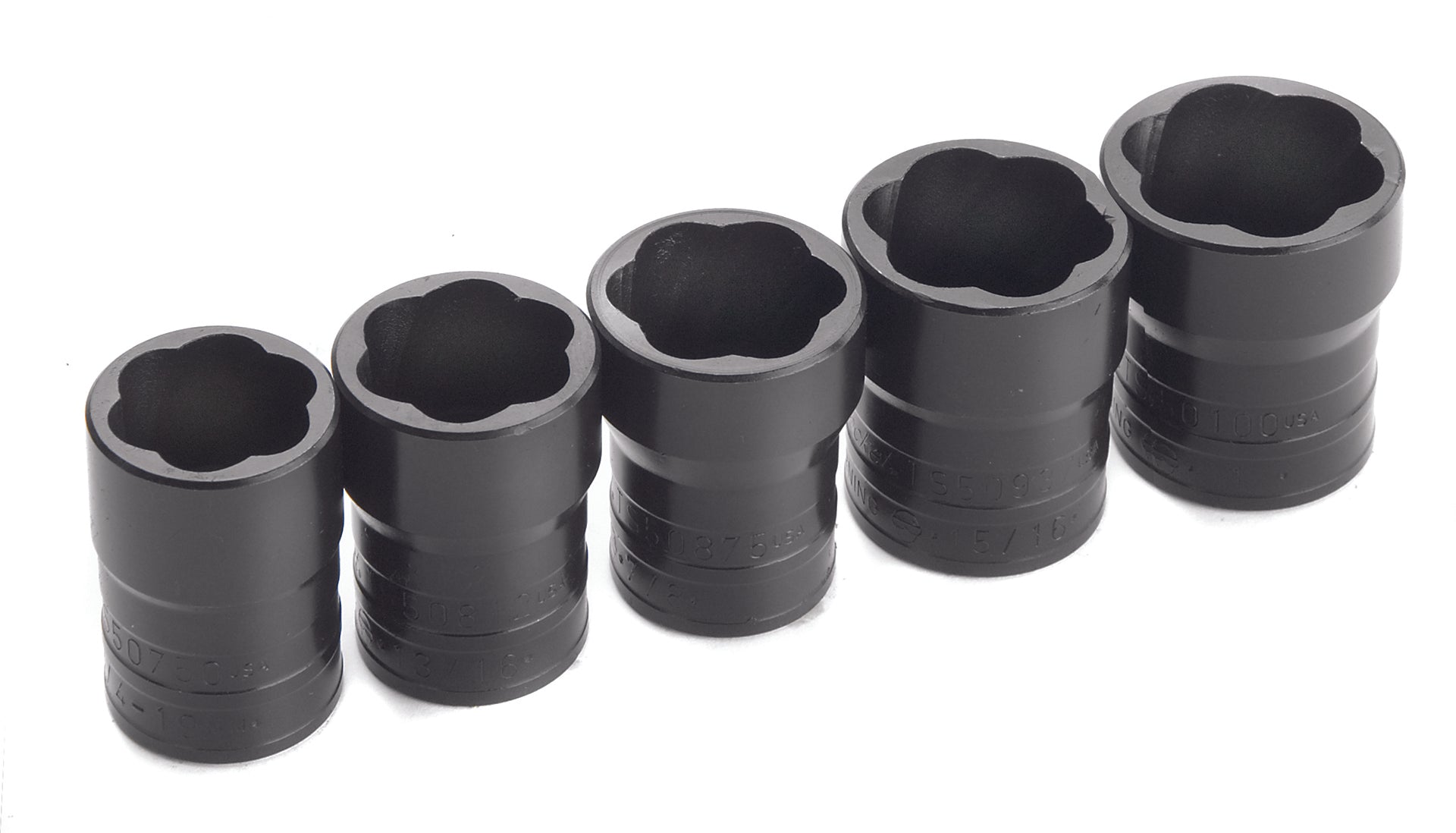 5 Piece, 1/2" Drive TurboSocket® Fastener Removal Set – SK Tools USA, LLC