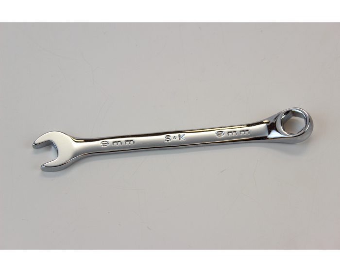 9 mm 12 Point Metric Regular Combination Chrome Wrench – SK Tools USA, LLC